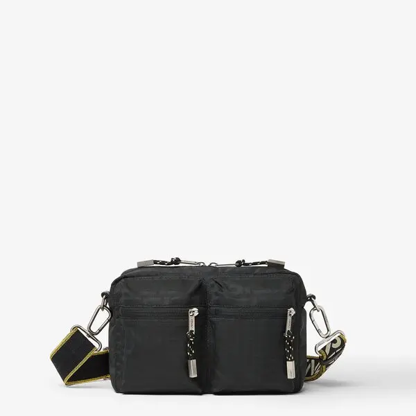 Fendi Camera Case Black Ff Zucca Superlight Fabric Bag - [black]